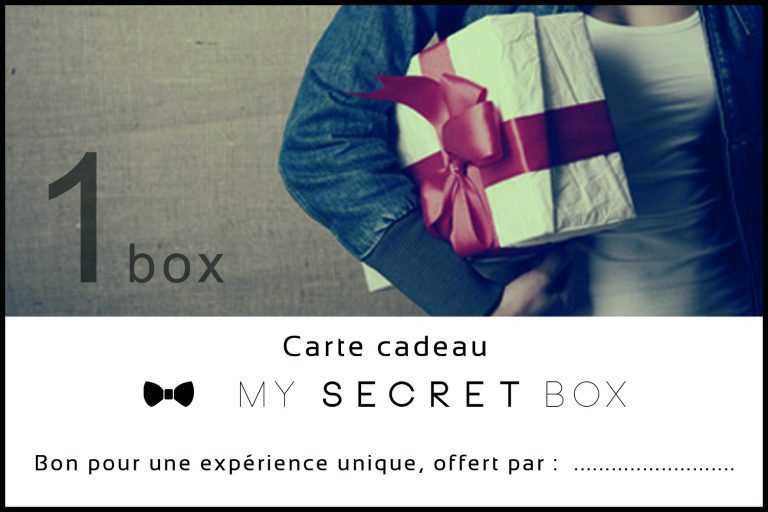 Idée cadeau original - My Secret Box